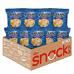 Tostitos Bite Sized Rounds Tortilla Chips, 1 Ounce (Pack of 40)