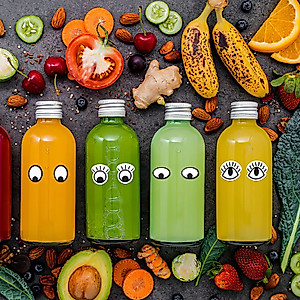 THINP Eye Stickers, 1000 Pcs Self-Adhesive Stickers, Children Stickers, Cartoon Mini Labels for DIY Crafts, Scrapbook, Notebook, Party Favor (Black)