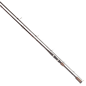 TICA SMHA70L2 Trout, Bass, and Walleye Spinning Fishing Rod (2-piece), Brown, 7-Feet/Light
