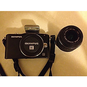 Olympus PEN E-PM1 12.3MP Interchangeable Camera with CMOS Sensor, 3-inch LCD and 14-42mm II Lens (Black) (Old Model)