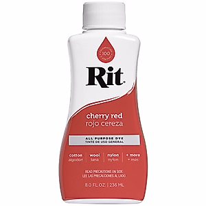 Rit+88230+8+Oz+Cherry+Red+Liquid+Dye