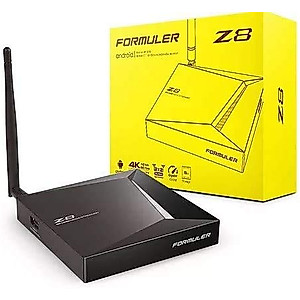 FORMULER Z8 Android Dual Band 5G Gigabit LAN 2GB RAM 16GB ROM 4K Smart Learning Remote with IR