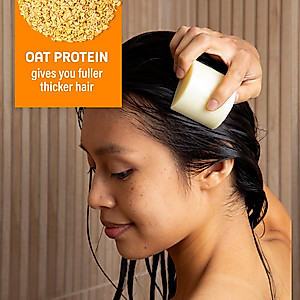 All Natural Solid Shampoo and Conditioner Bar Set - Lime & Bergamot Shampoo Bar and Conditioner Bar made with Gentle Coconut Surfactants, Argan Oil, Babassu Oil, Vegan Silk, Vitamin B5, Oat Proteins for Hair Health and Volume