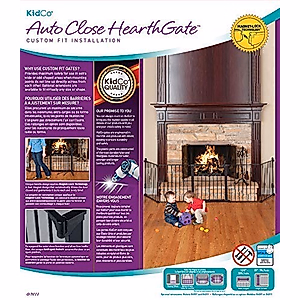 KidCo G6600 Hearth Gate Black Bundle Fits 152” (2) Items (1) G3111 and (1) G4311