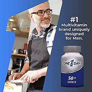 One A Day Menâ€™s 50+ Multivitamins, Supplement with Vitamin A, Vitamin C, Vitamin D, Vitamin E and Zinc for Immune Health Support*, Calcium & more, 175 count