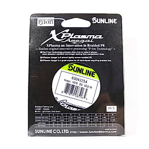 Sunline 63043244 Xplasma Asegai, Dark Green, 12LB Test/165 YD