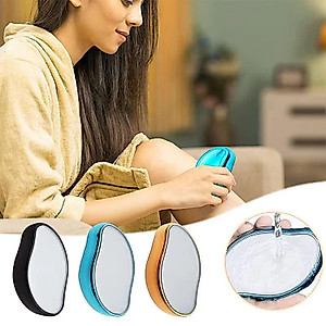 Bleam Crystal Hair Eraser 2023, Crystal Hair Remover for Women and Men, Painless Exfoliation Magic Crystal Hair Remover Crystal Smooth Hair Remover for Legs (Pink)