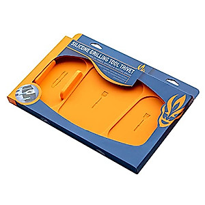 Ignite Silicone Grilling Trivet is a 100% Nonslip Silicone Tool That Holds Tongs, Spatula & BASTING Brush preventing Them from Contamination on The grill's Surface and Also Keeps Your Grill Clean.