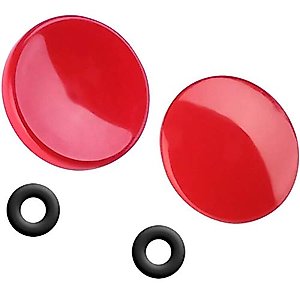 ChromLives Camera Button Shutter Release Button Brass Compatible with Fuji Fujifilm11mm Concave 10mm Convex Surface (Combo 2Pack)