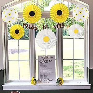 CHRORINE Sunflower Party Decorations, Sunflower Birthday Party Baby Shower Bridal Shower Wedding Decorations, Baby Shower Birthday Party Supplies