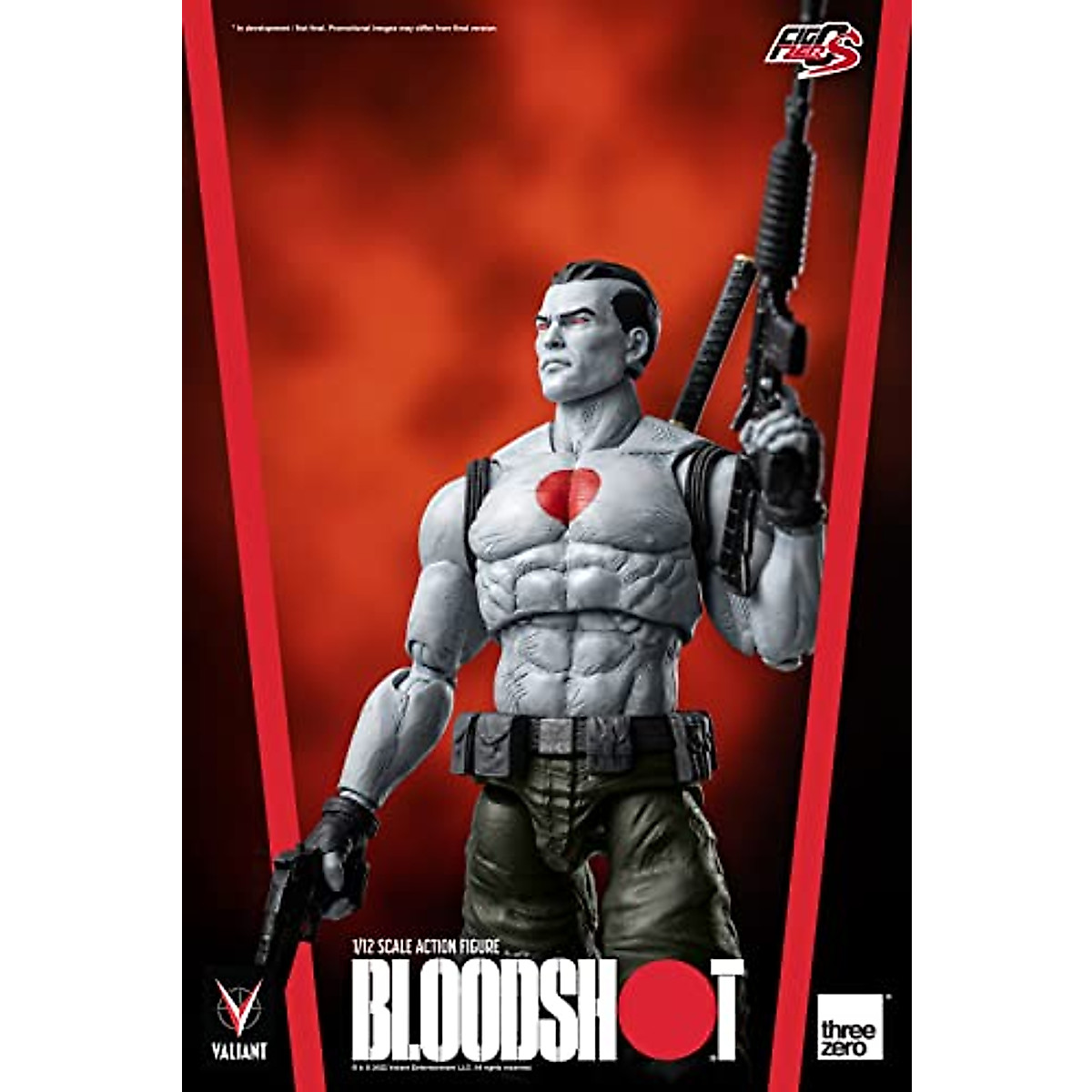 THREEZERO Valiant Bloodshot FigZero S 1:12 Scale Action Figure