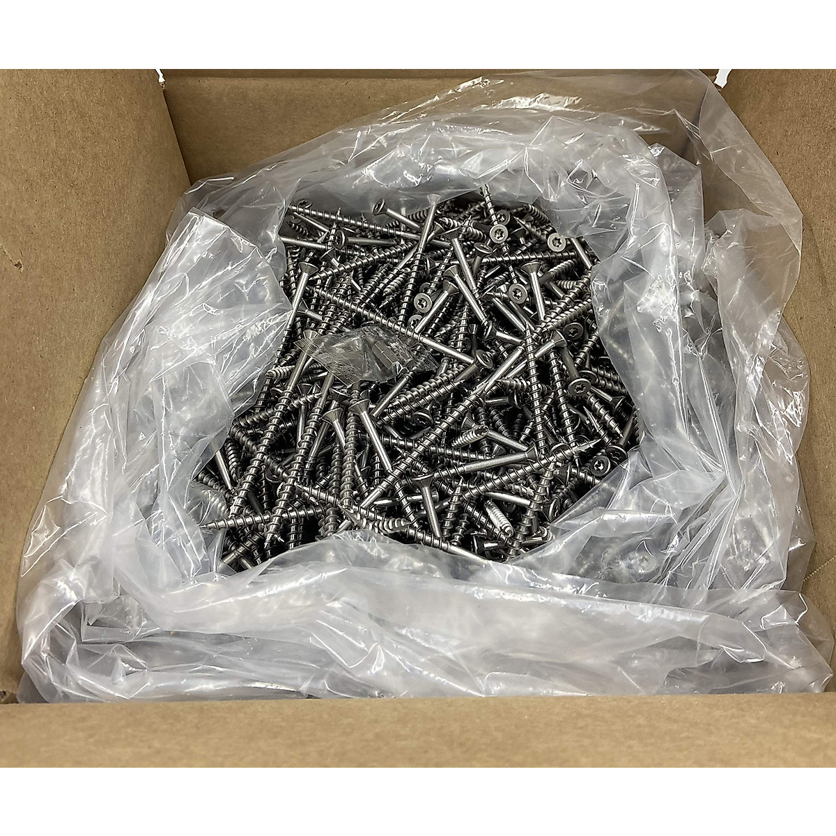 #10 x 3-1/2 Inch Stainless Steel Wood Screws 1000 Qty | Star Torx Drive Flat Head | 305 Grade Stainless Steel Wood Screws by Allen's Trading Co. Eagle Claw Fasteners 2 X Driver Bits Included