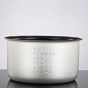 Healeved Rice Cooker 10 Cup Rice Cooker Inner Pot Rice Cooker Replace Liner Nonstick Cooking Pot Inner，4.5Qt Aroma Rice Cooker