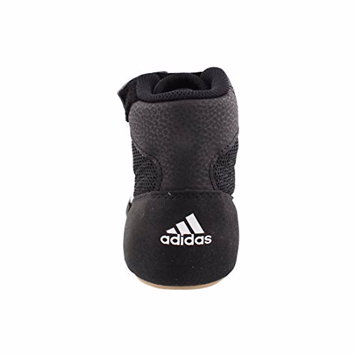 adidas Boy's HVC Wrestling Shoe, Black/White, 13 Little Kid