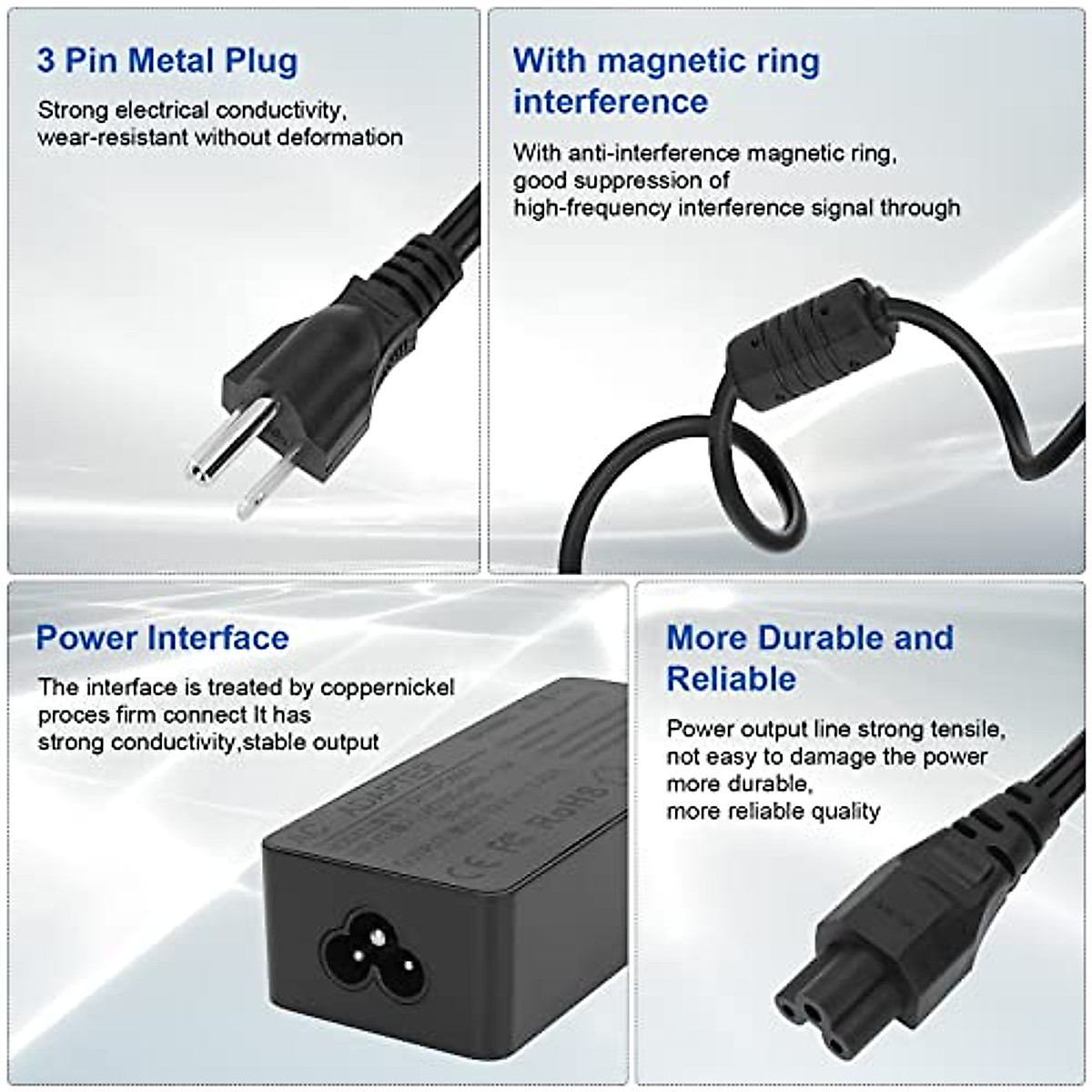 19V Adapter Charger for Harman Kardon Onyx Studio 7 6 5 4 3 2 1; JBL Boombox, Xtreme, Xtreme 2 Portable Bluetooth Waterproof Bluetooth Speaker Power Cord Supply