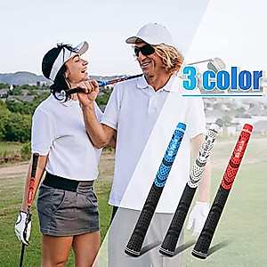 Mile High Life | Avid Golf Club Grips | 3, 13 Pc Set Bundle Golf Grips | Multi-Compound Rubber Golf Grip | (3 Pieces Blue,Standard)