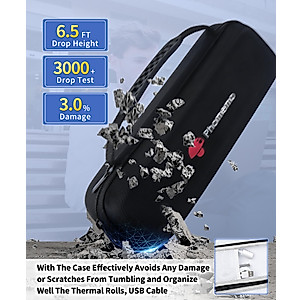 Phomemo Portable Printer,[Upgrade] M832 Inkless Printer,Portable Printers Wireless for Travel,8.5''x 11''Thermal Printer Support Multi Sizes for Home,Office,Car,Compatible with Phone &Laptop