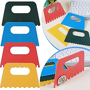 16 Pack Plastic Paint Scrapers Kit Textured Art Tools Texture Tools for Plaster Art Paint Scrapers,Scraper Tool for Texture Art on Canvas