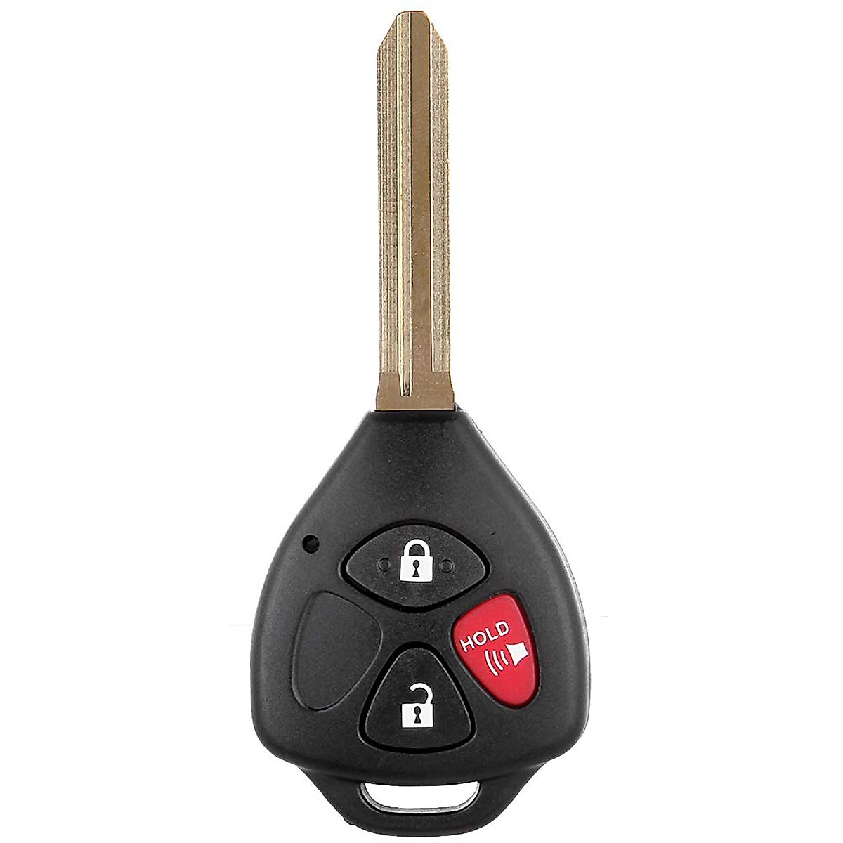 SCITOO Replacement for Shell 3 Buttons Pad Outer shell Keyless Entry Remote Car Key Fob Case 2007-2015 for Toyota 4Runner RAV4 Yaris Matrix for Scion iQ tC xB xD ontiac Vibe 1PC FCC GQ4-29T-3
