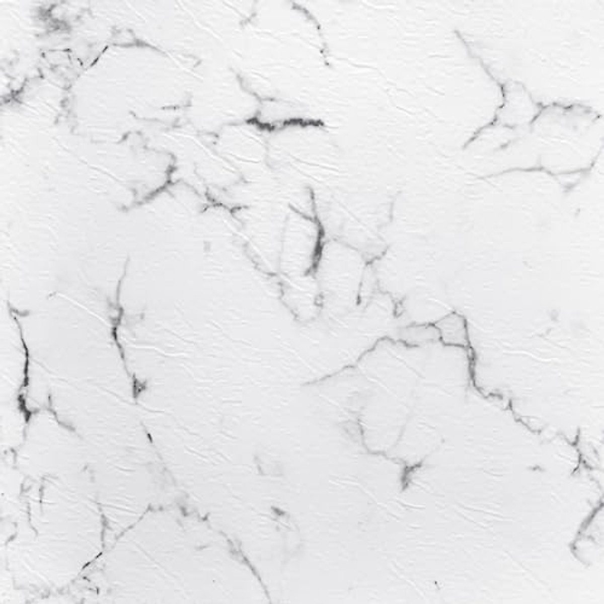 Mysflosy Peel and Stick Floor Tiles, Self Adhesive Waterproof Vinyl Flooring, 12''x12'' White Marble Pattern DIY Floor Sticker for Kitchen, Bathrooms & Bedroom, 20 Tiles