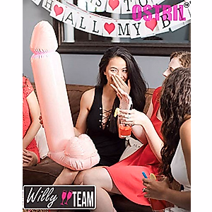 Pecker Inflatable Blow Up Penis for Bachelorette Party - Inflatable Willy Bachelorette Party - Hens Party Supplies
