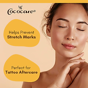 Cococare 100% Cocoa Butter Stick - All-Natural Cocoa Butter Emollient for Ultimate Skin Hydration & Protection - The Yellow Stick - (1 Count)