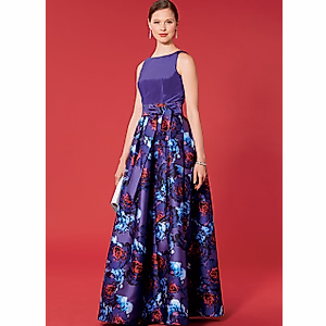 McCall's Patterns Misses/Women's Sleeveless Dresses with Neckline and Hem Variations