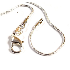 Angel Wing Heart Pendant Necklace Guardian Angel Silver Plated Snake Chain 20 Inch Gift Boxed Jewelry