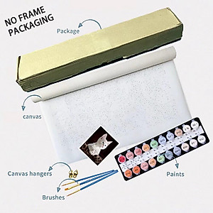 CleverFine Custom Paint by Numbers from Photo,Personalized Paint by Numbers Your Own Photo for Adults (12"×16"/30cm×40cm no Frame)