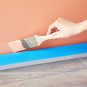 Juvale 6-Pack of 1 mil Clear Plastic Drop Cloths for Painting, Furniture Protection, Disposable Painters Tarp, Waterproof Sheeting Roll for Construction, Dust, Paint Covering for Floor (9x12 Feet)