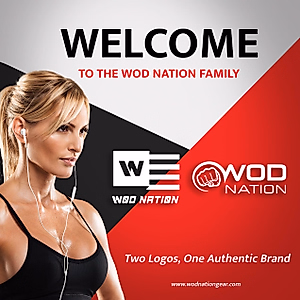 WOD Nation Muscle Floss Bands Recovery Band for Tack and Flossing Sore Muscles and Increasing Mobility : Stretch Band Includes Carrying Case (1 Black Heavy & 1 Red Medium)