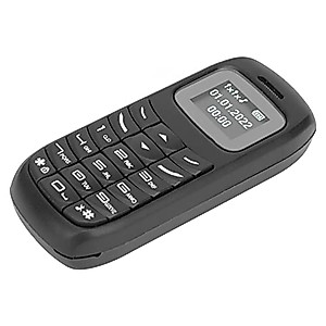 Unlocked Cell Phone, Mini Rugged Cell Phone Dual SIM Card Dual Standby for Pregnant Women for Students to Call (Black)