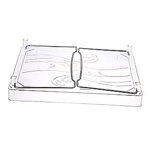 RRMMAN 2 Pack Stackable Cabinet Shelf Organizer Storage Rack,Stackable Shelves for Cabinets & Countertop - Storage Shelf Organizer Stand Racks,Suitable for Multiple Scenes Such as Living Room