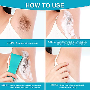 POP MODERN.C Aloe Hair Removal Cream For Men or Women Sensitive Formula Bikini Remove Cream Painless Hair Remover Moisturizing For Body Arm Leg Armpit Gifts