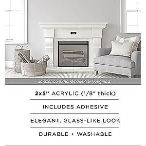 Reilly Originals 2x5 Inch Do Not Use Fireplace Sign ~ Ready to Stick ~ Premium, Durable