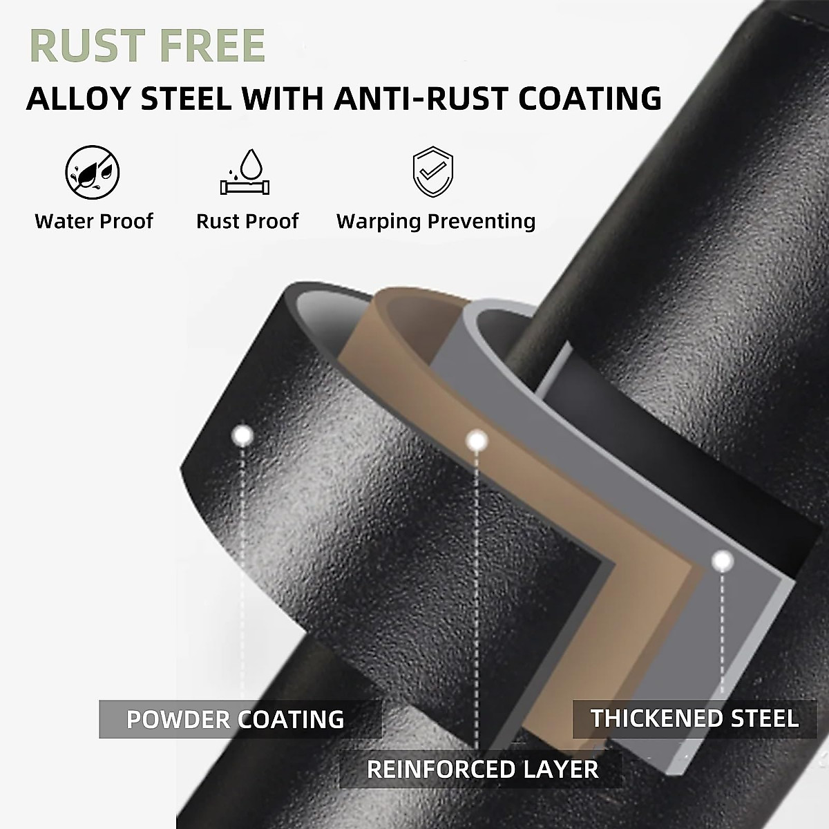 Lomive Heavy Duty Drywall Cart 3000 lbs Capacity Folding Panel Dolly Handling Wall Panel, Sheetrock, Lumber, Glass, 4 Swivel Wheels and Expandable Rubber Pad Bracket - Black 2MM Thickness Plate