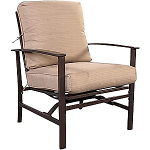 WYFDP 4 Piece Patio Dining Chairs Stackable Removable Cushioned Garden Patio