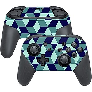 MightySkins Skin Compatible with Nintendo Switch Pro Controller - Geo Tile | Protective, Durable, and Unique Vinyl Decal wrap Cover | Easy to Apply, Remove, and Change Styles | Made in The USA