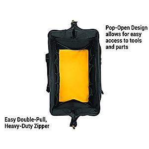 DEWALT DG5553 Tool Bag, 18 in. 28 Pocket, Multicolor, ‎Pack of 1