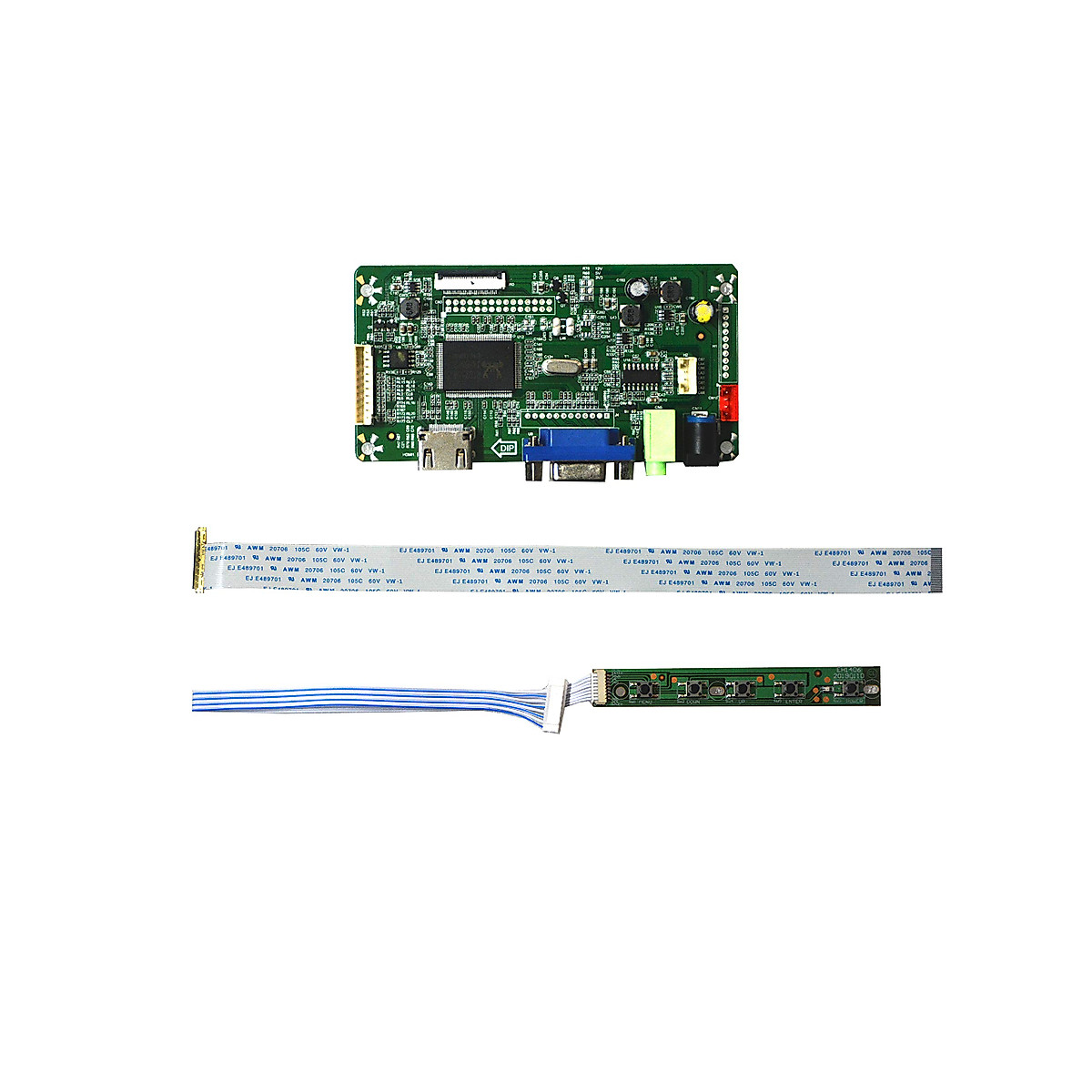 NJYTouch VGA HDMI eDP LCD Controller Board for 15.6inch B156XTK01.0 B156XTK02.0 1366X768 40Pin Screen