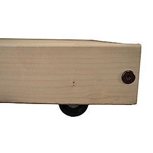 KD Frames Twin Trundle, Natural Wood