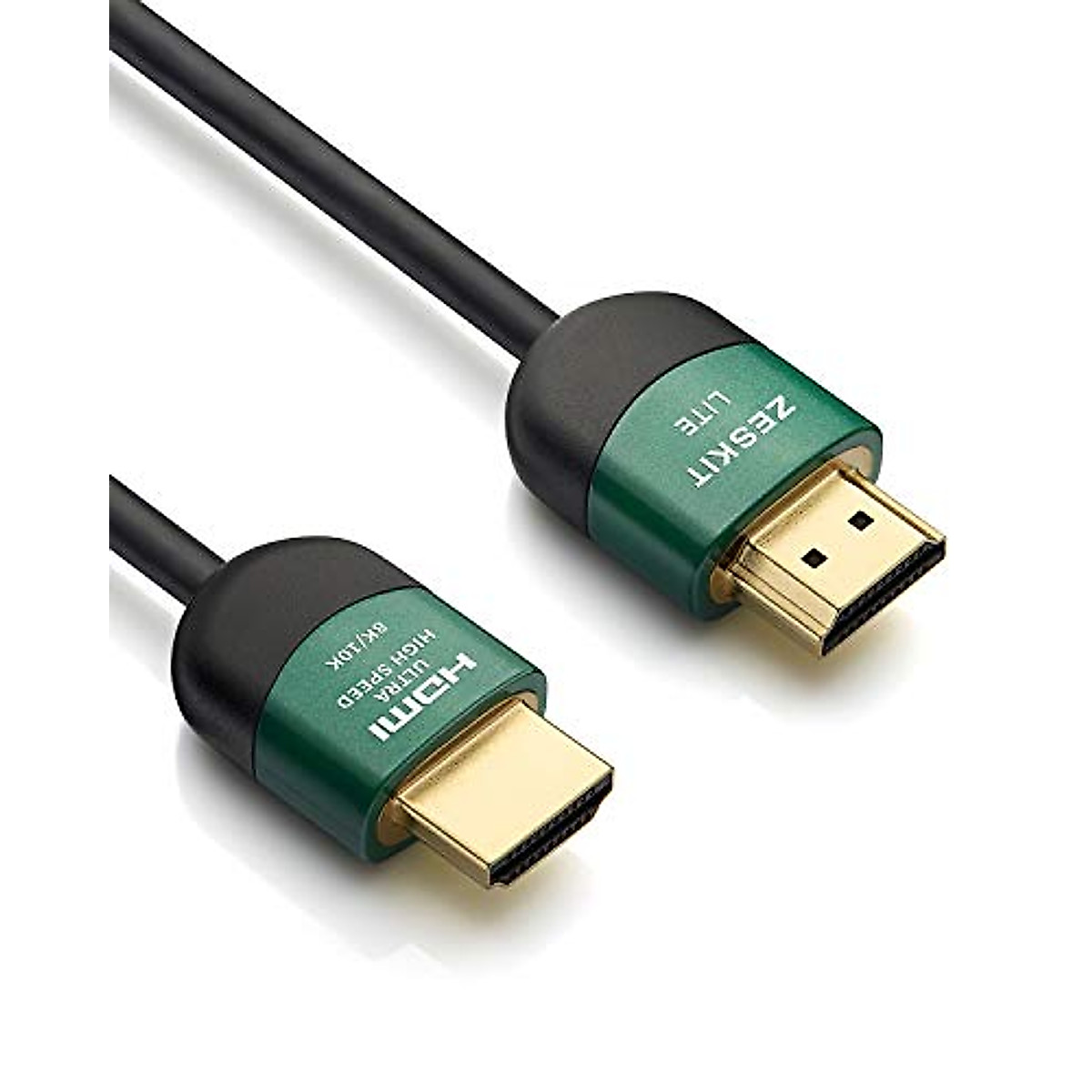 Zeskit Lite 48Gbps Slim Certified Ultra High Speed HDMI Cable 5ft, 4K120 8K60 144Hz eARC HDR HDCP 2.2 2.3 Compatible with Dolby Vision Apple TV 4K Roku Sony LG Samsung Xbox Series X RTX 3080 PS4 PS5