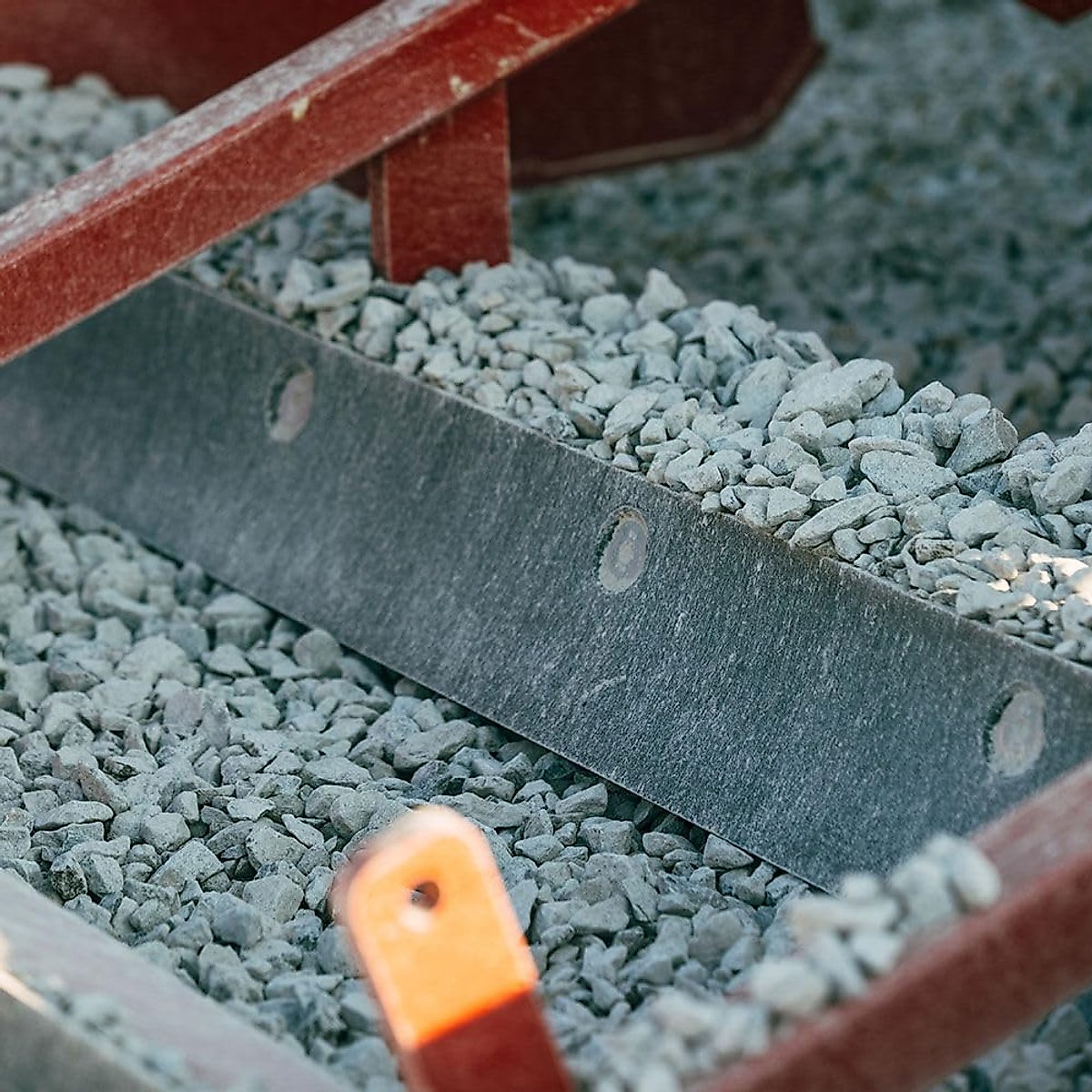 Titan Attachments 72in Skid Steer Grader, Universal Quick Tach, Triple Cutting Edge Box Grader, Push and Pull Road Grader
