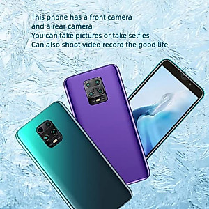 aderroo Smartphone，N93, Unlocked Cell Phone, 5.72-inch Full-Screen，Front and Rear Cameras，1GB RAM, 8GB ROM，Only Supports Dual SIM Card Frequency Band of 3GWCDMA：850/2100MHZ（Black）