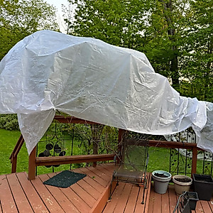 Xuwzenkl Plant Covers Freeze Protection 10 ft x 30 ft 1.2 oz/yd² Frost Cloth Garden Fabric Blankets Floating Row Cover for Outdoor Plants Vegetables for Cold Weather