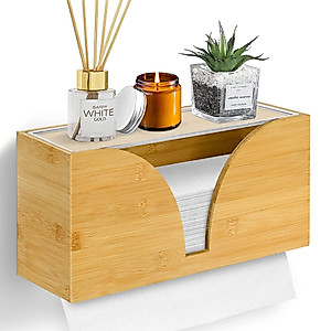 Paper Towel Dispenser, Folded Paper Towel Holder with Lid, Commercial C-Fold, Z-Fold, Trifold Hand Paper Towel Holder Dispenser for Bathroom and Kitchen, Wall Mount or Countertop for Multifold