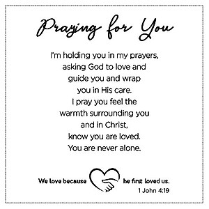 Praying for You Softly Said Blanket-Inspirational Comfort Gift for Cancer Patients, Illness, Hospitalization, Surgery, Tough Times in Need of Prayer and Support, Praying for Your Addicted Loved One