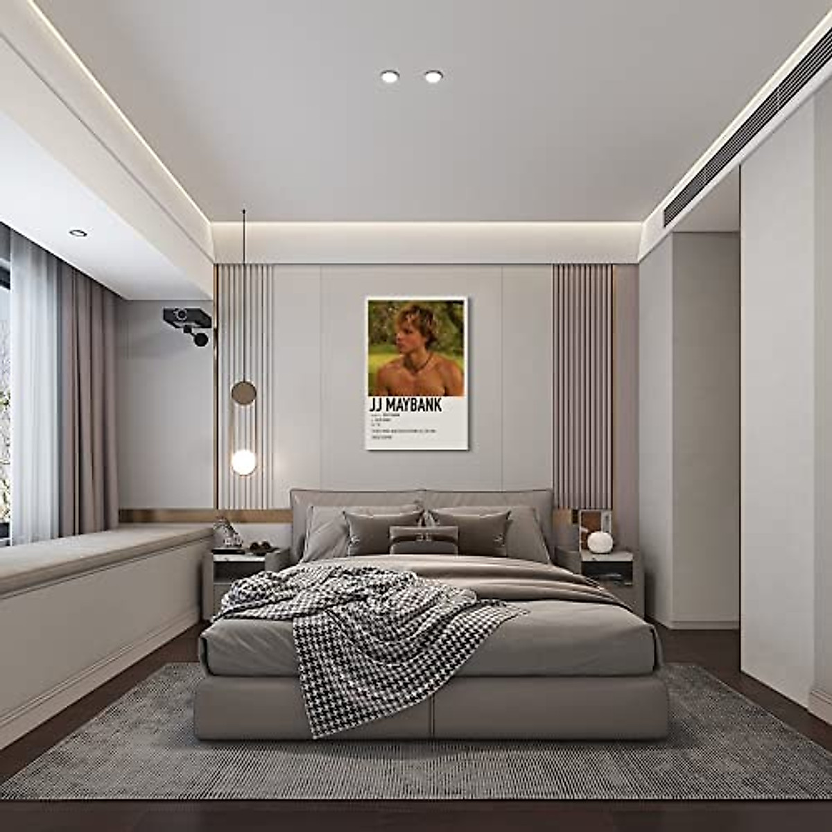 ABOUD JJ MAYBANK RUDY Posters PANKOW Canvas Poster Wall Art Decor Print Picture Paintings for Living Room Bedroom Decoration Panel Hanging Posters Vertical Unframe-style 08x12inch(20x30cm)