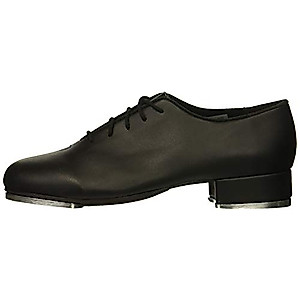 Leo womens Jazz Tap Dance Shoe, Black, 8 Medium US