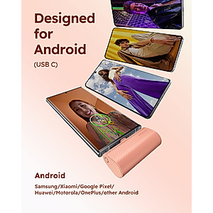 VEGER Portable Charger, USB C Power Bank, 5000mAh Mini Battery Pack Fast Charging 20W Small Charging Bank for Samsung Galaxy S21, S20, S10, S9, Note 20, Pixel, Moto, LG, Oculus Quest, Android Phones